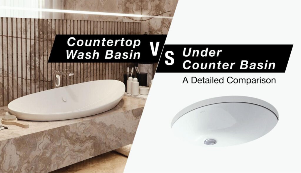 Undercounter vs Countertop Wash Basins: Kohler Nepal